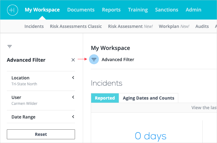 My Workspace Overview – Healthicity Support