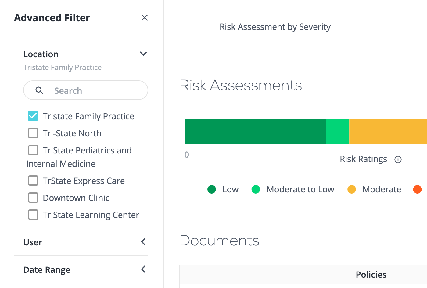 My Workspace - Risk Assessments – Healthicity Support